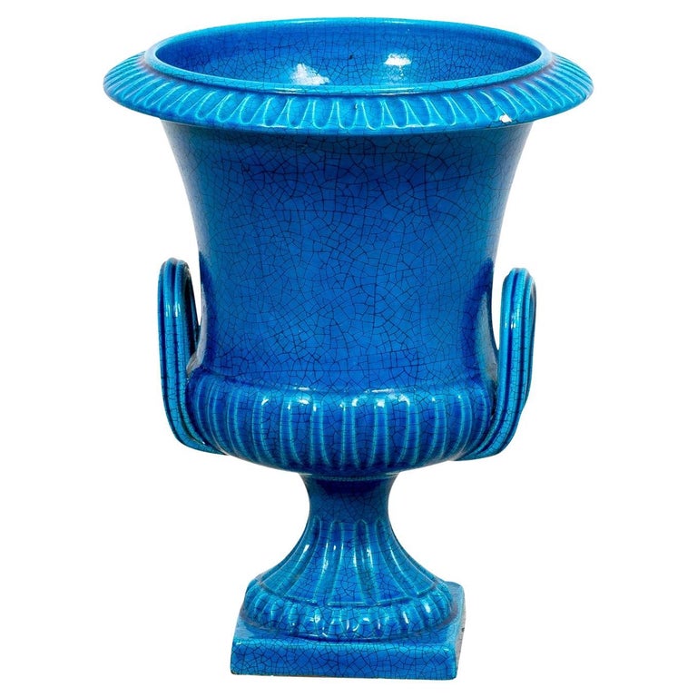 Midcentury Italian Ceramic Urn For Sale at 1stDibs