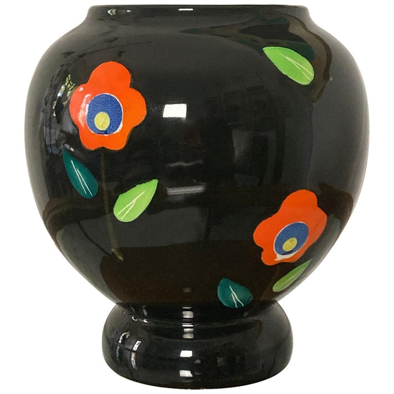 Mid Century Italian Ceramic Vase, Signed and Numbered Deruta, Perugia ...