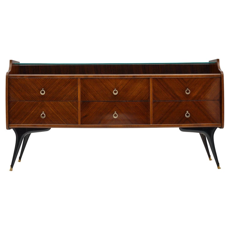 Mid-Century Italian Chest in the Manner of Paolo Buffa at 1stDibs
