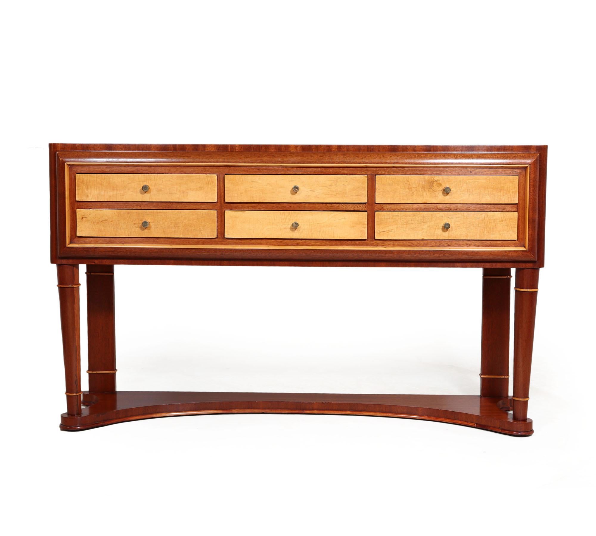 Mid century Italian Entrance console by Vitorrio Dassi For Sale at 1stDibs