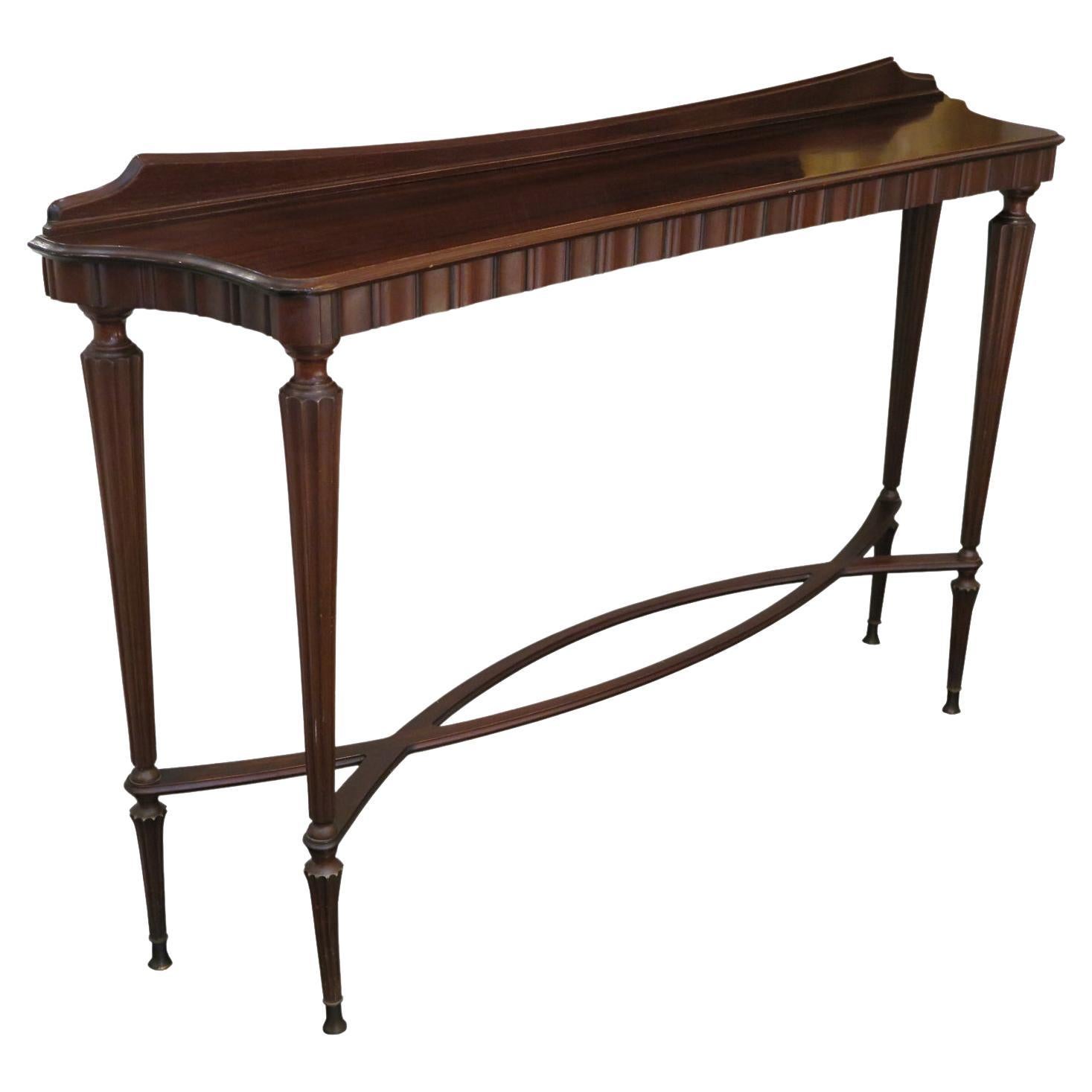 Early Midcentury Fluted Console Cabinet in Mahogany, Italy, circa 1940s ...