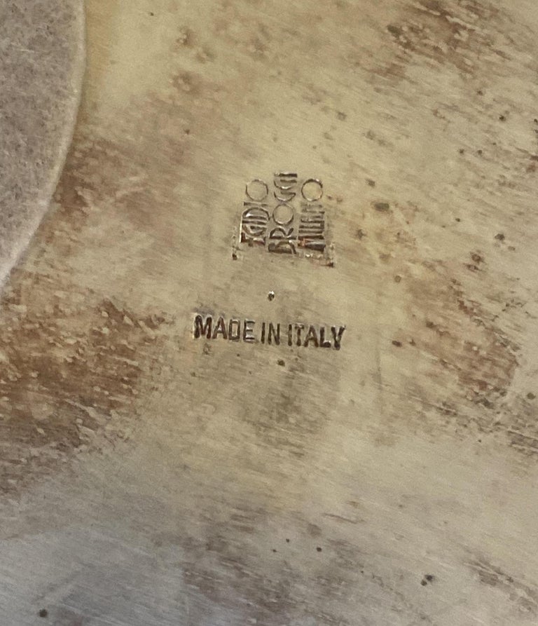 Mid-Century Italian Large Hammered Metal Vase by Edigio Broggi For Sale ...