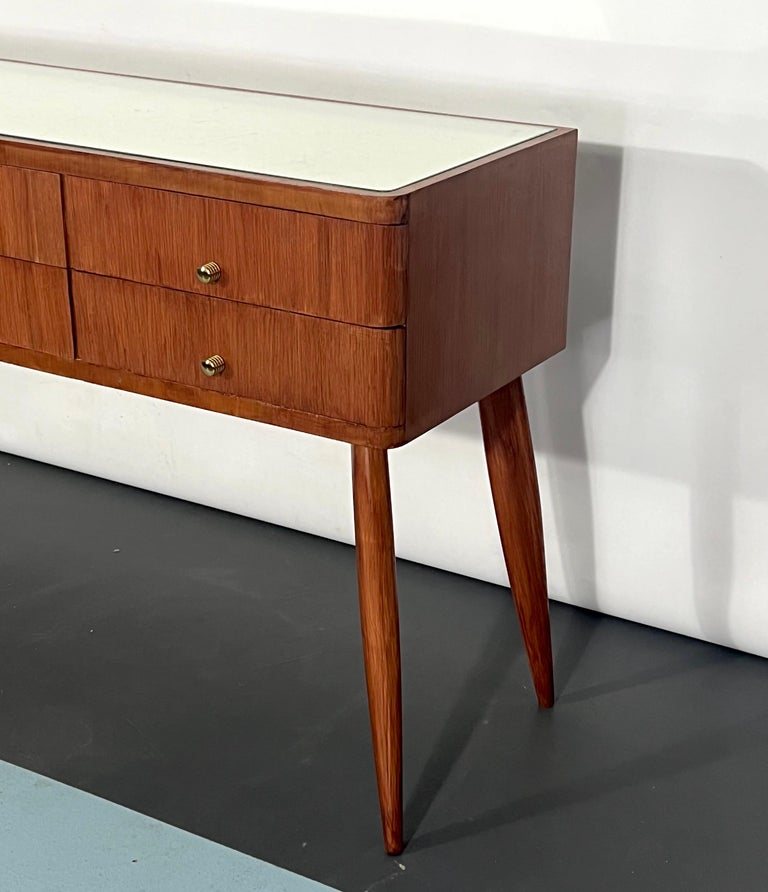 Mid-Century Italian Modern Wood Sideboard from 50s For Sale at 1stDibs