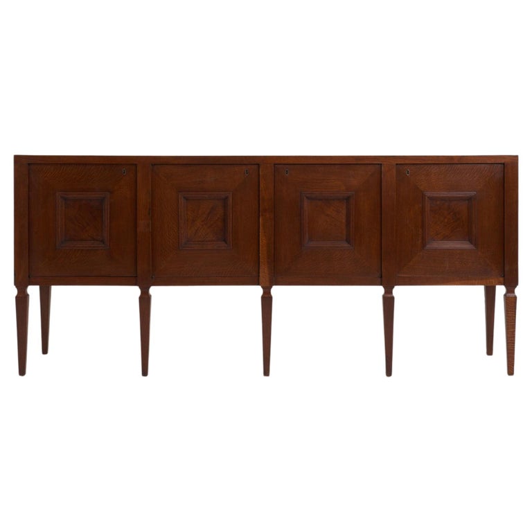 Mid-Century Italian Oak Sideboard at 1stDibs