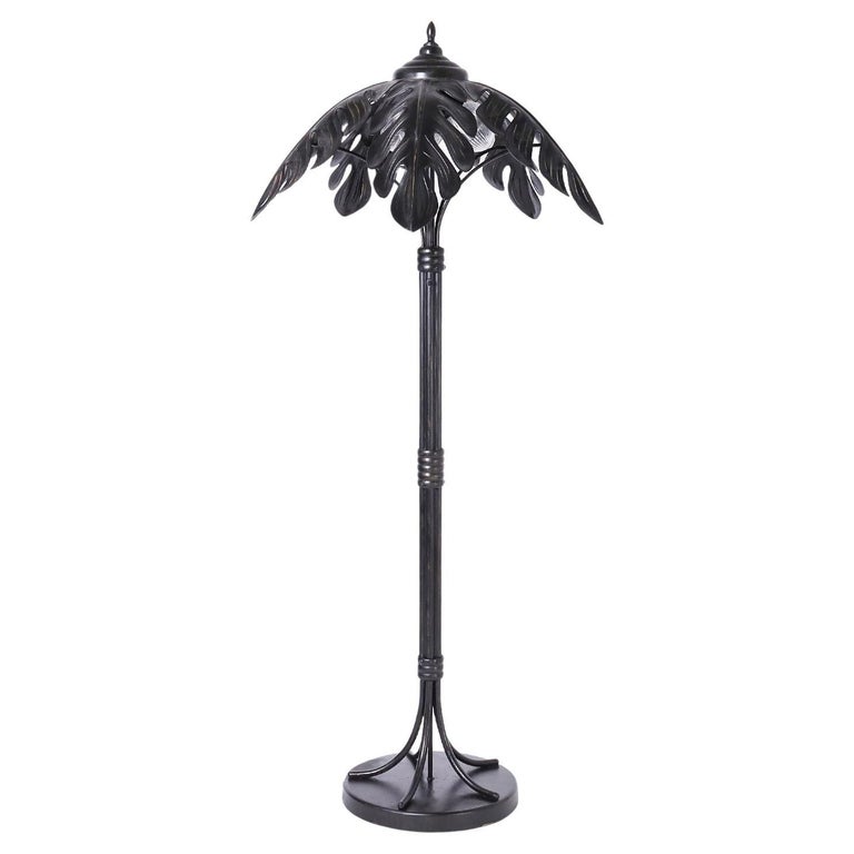 Mid-Century Italian Palm Tree Floor Lamp For Sale at 1stDibs