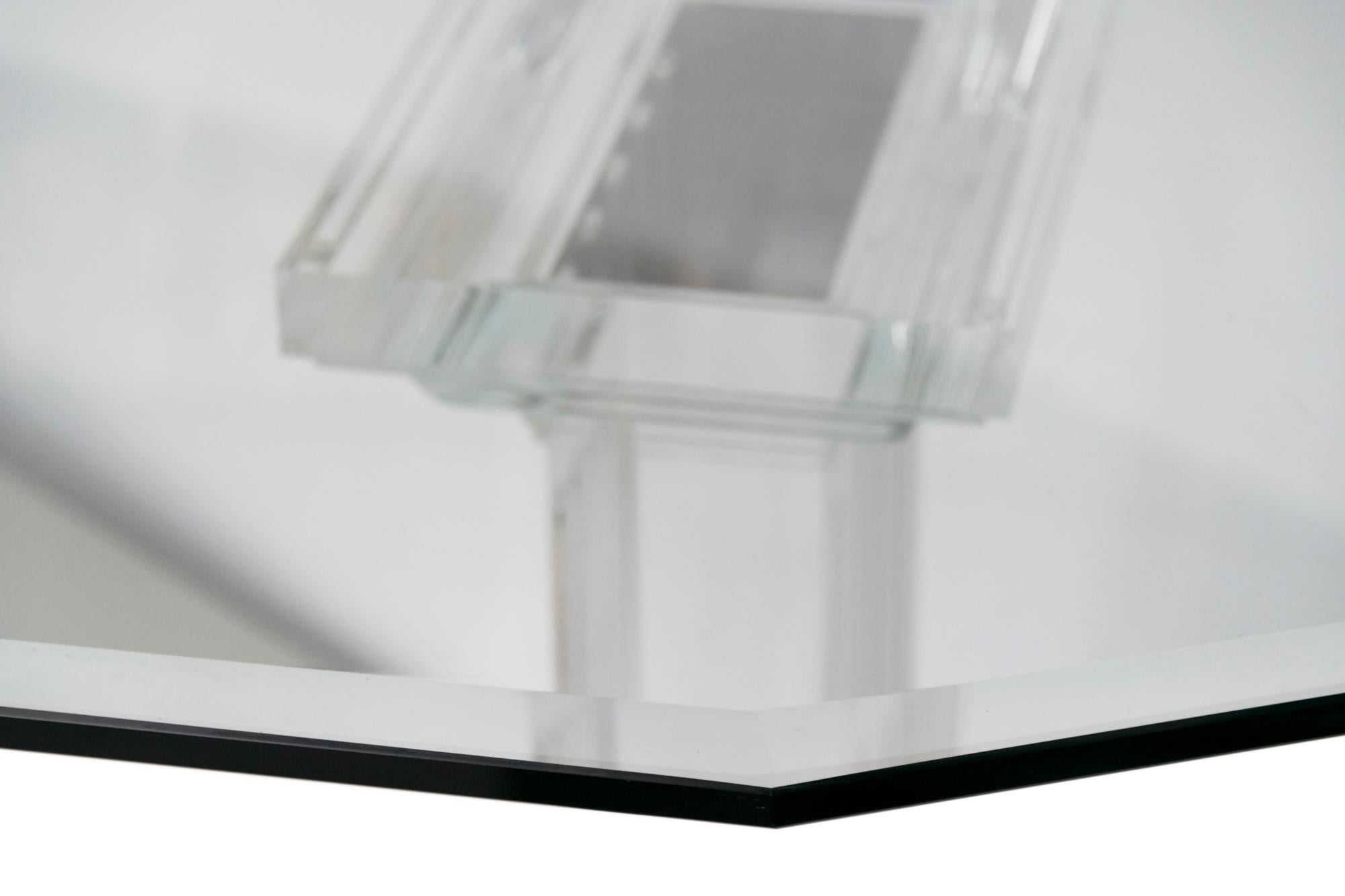 Mid-Century Italian Plexiglass and Glass Top Dining Table For Sale at ...