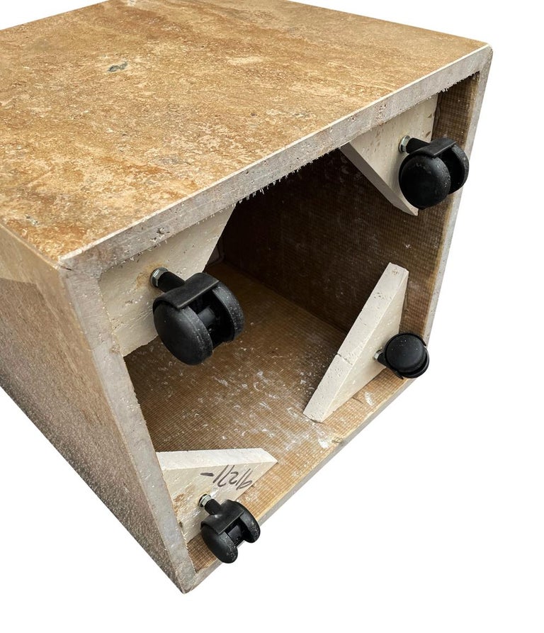 Mid Century Italian Post Modern Marble Side Tables or End Tables on ...