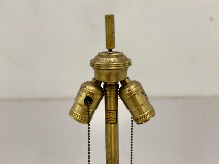 Mid-Century Italian Pottery Table Lamp by Marbro in the Manner of ...