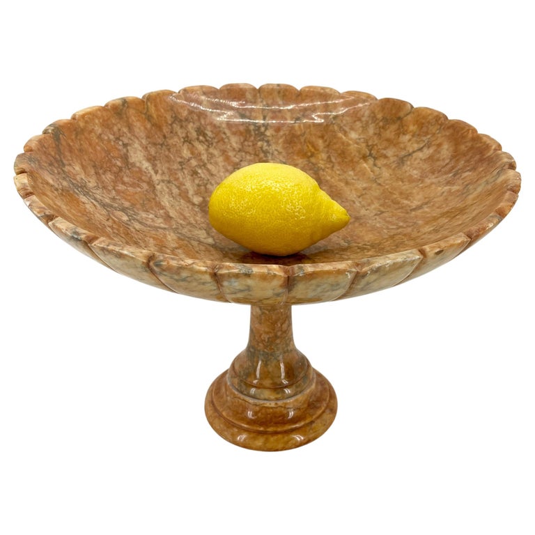 Mid-Century Italian Red Marble Centerpiece Fruit Bowl Stand For Sale at ...