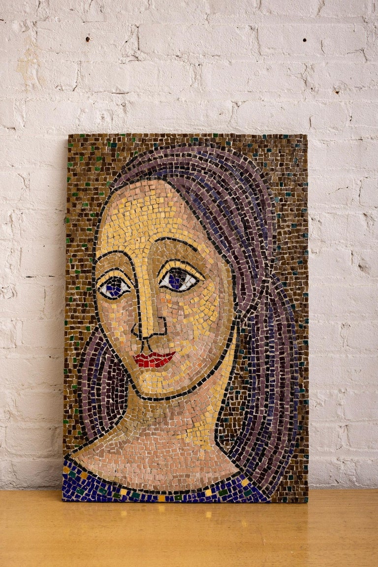 Midcentury Italian Style Mosaic Art Panel at 1stDibs