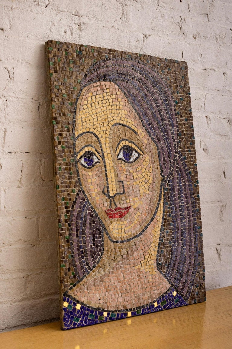 Midcentury Italian Style Mosaic Art Panel at 1stDibs