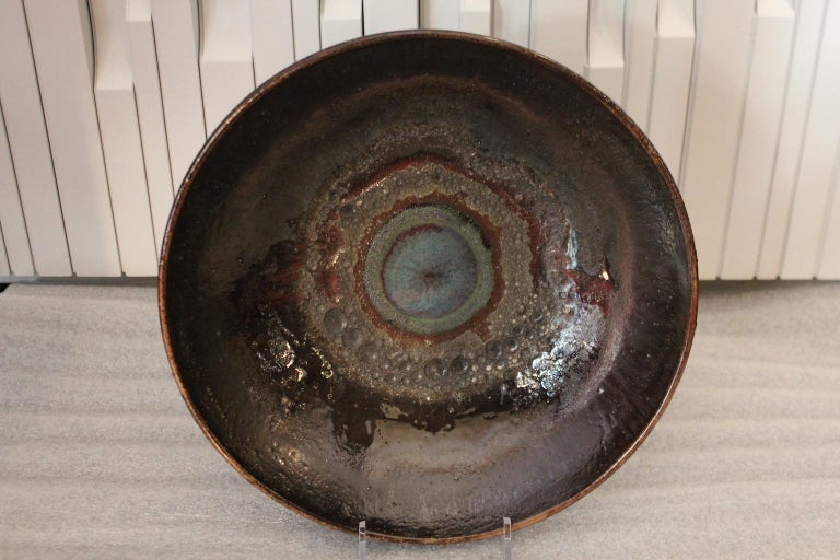 Mid-Century Italians Collection of 9 Coppoli Modern Ceramic Plates For ...