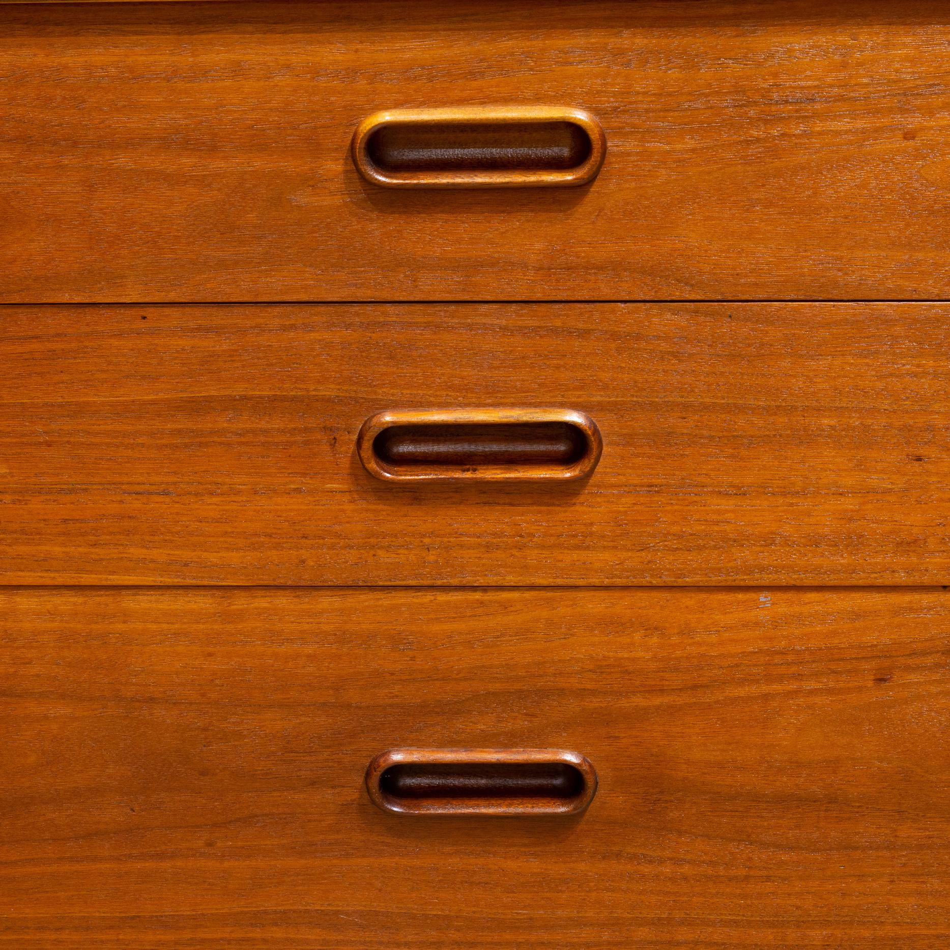 Mid-Century Jack Cartwright for Founders Twelve Drawer Dresser, circa ...