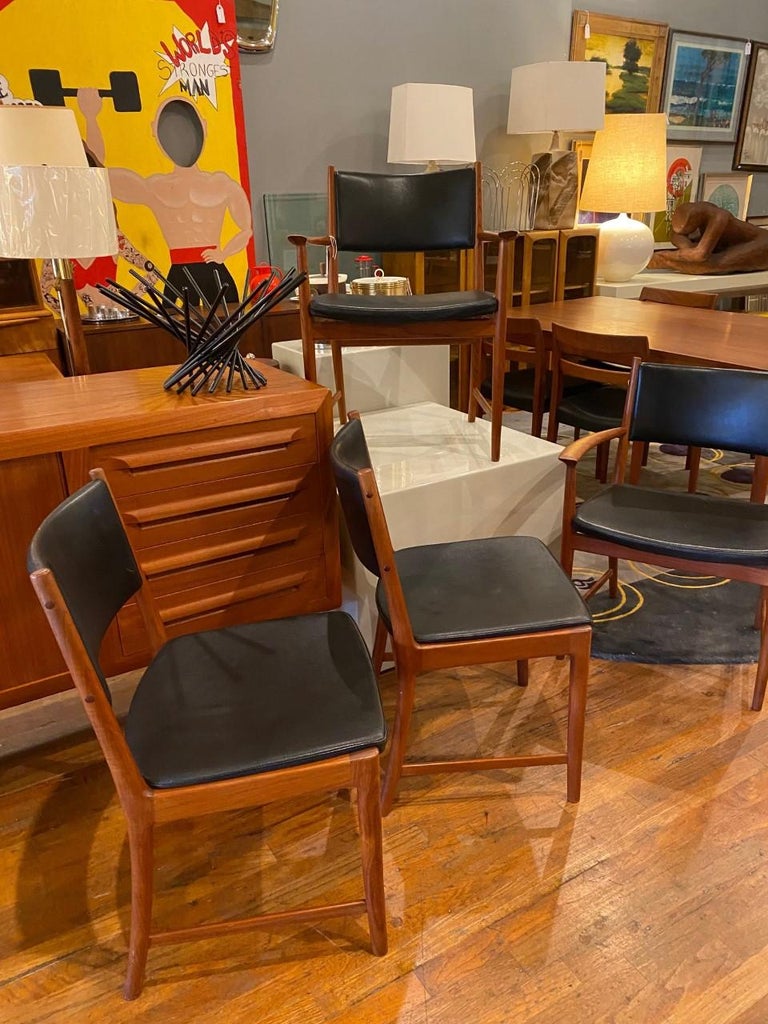 Midcentury Kai Lyngfeldt Larsen Dining Chairs in Teak 'Set of 4' For ...