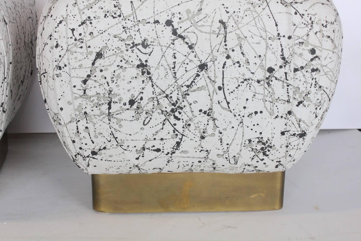 Midcentury Karl Springer Style Souffle Benches For Sale at 1stDibs