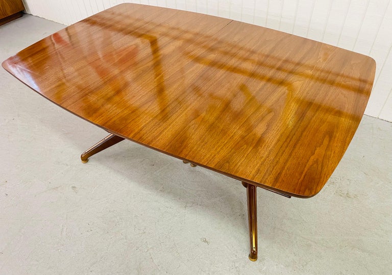 Mid-Century Kent Coffey Perspecta Walnut Dining Table at 1stDibs