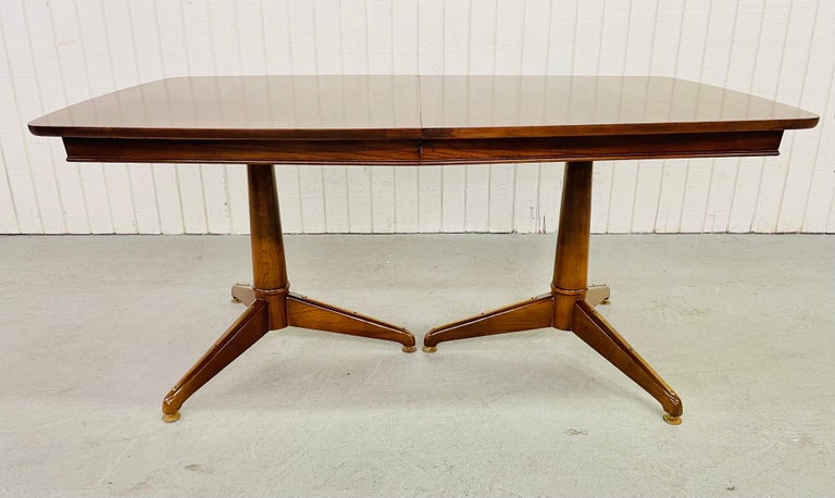 Mid-Century Kent Coffey Perspecta Walnut Dining Table at 1stDibs