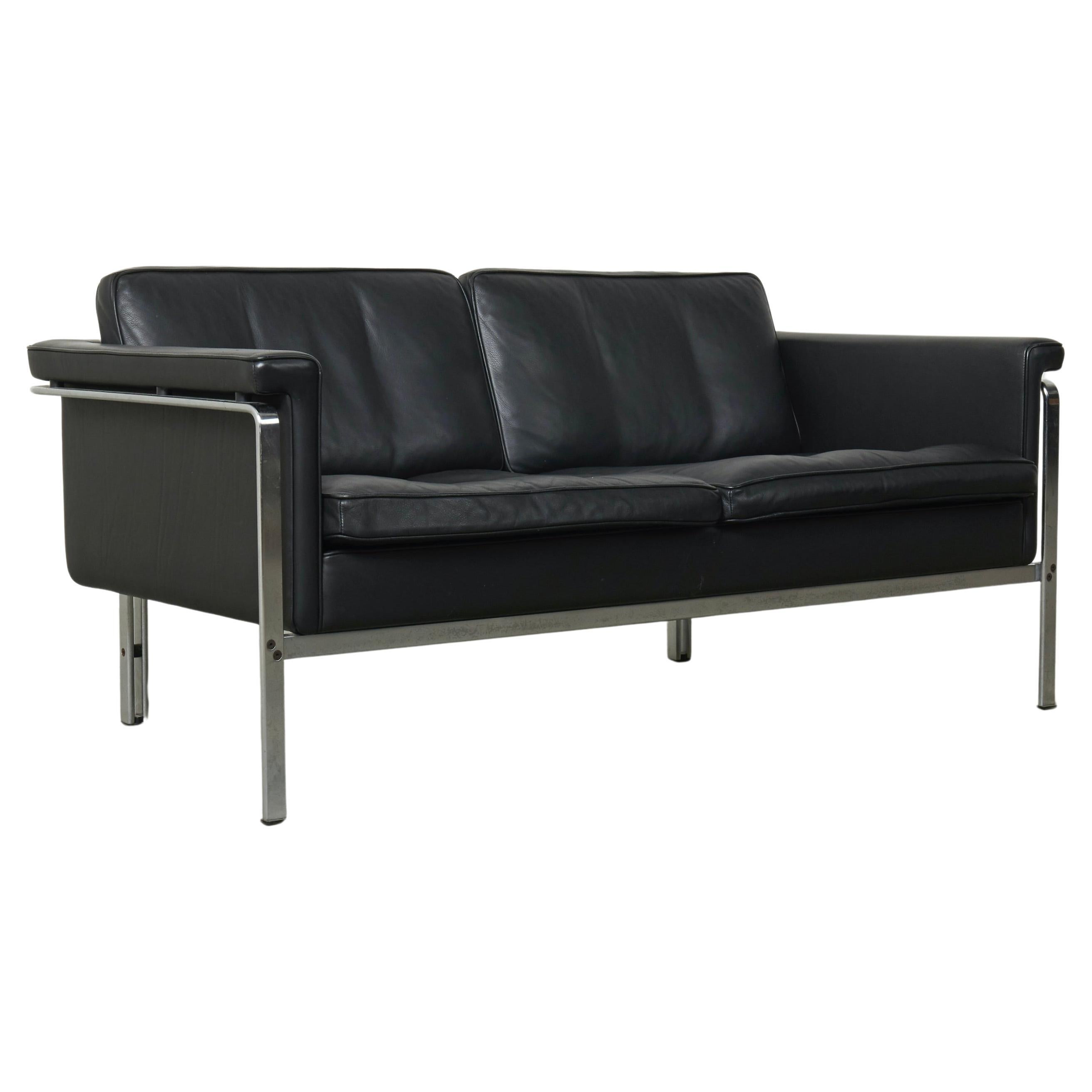 Franz Köttgen for Kill International Daybed Sofa in Brown Leather and ...