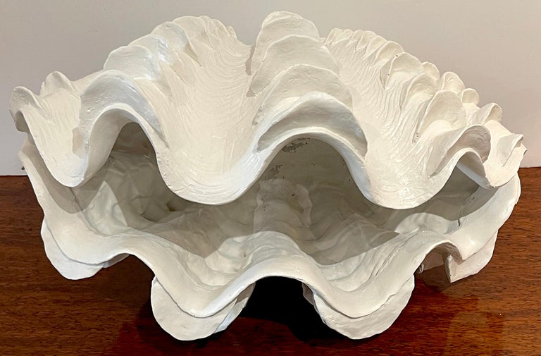 Mid Century Lacquered Giant Clam 'Tridacna Gigas' Shell Vase For Sale ...
