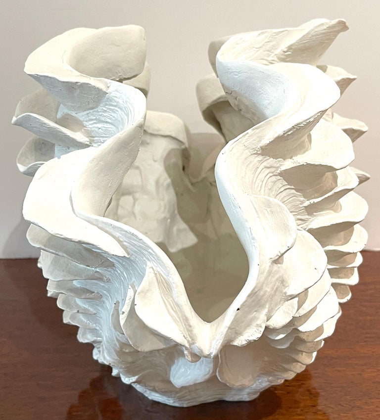 Mid Century Lacquered Giant Clam 'Tridacna Gigas' Shell Vase For Sale ...