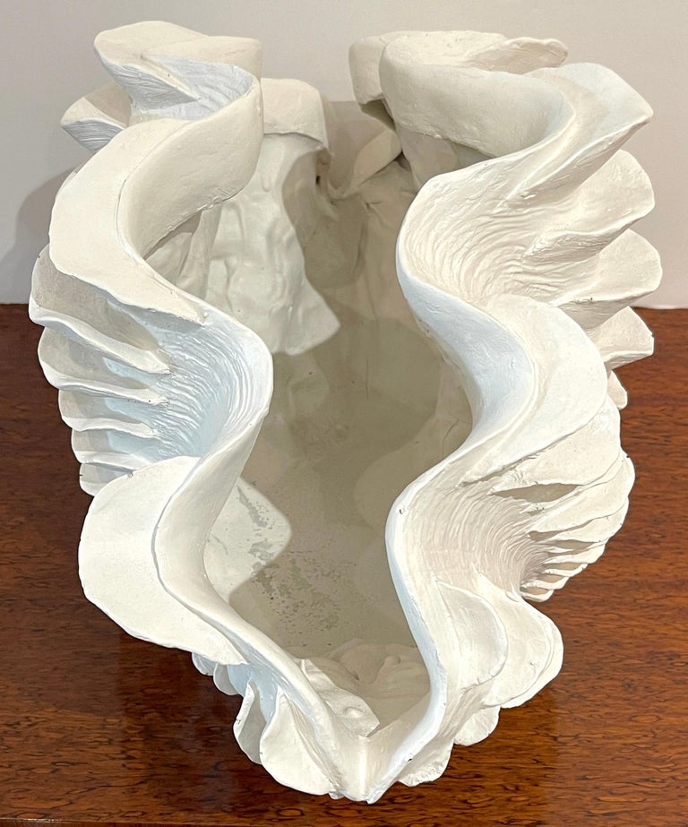 Mid Century Lacquered Giant Clam 'Tridacna Gigas' Shell Vase For Sale ...