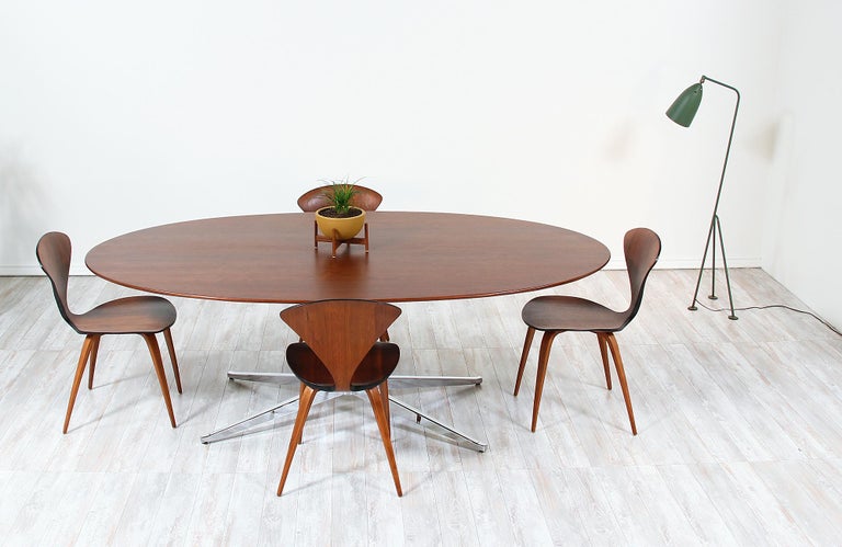 Midcentury Large Executive Desk or Dining Table by Florence Knoll at ...