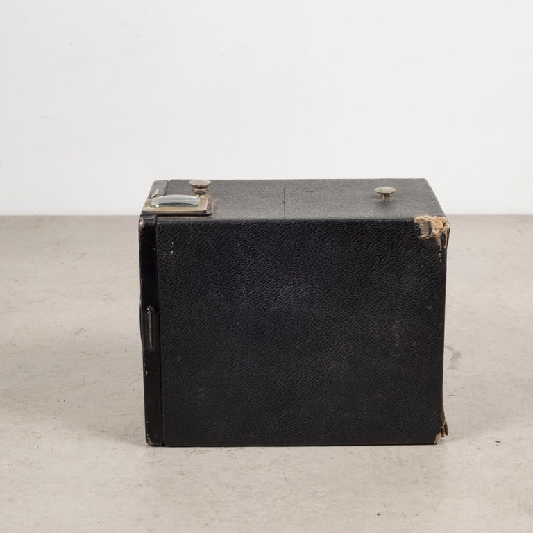 Midcentury Leather Box Camera, circa 1950 at 1stDibs