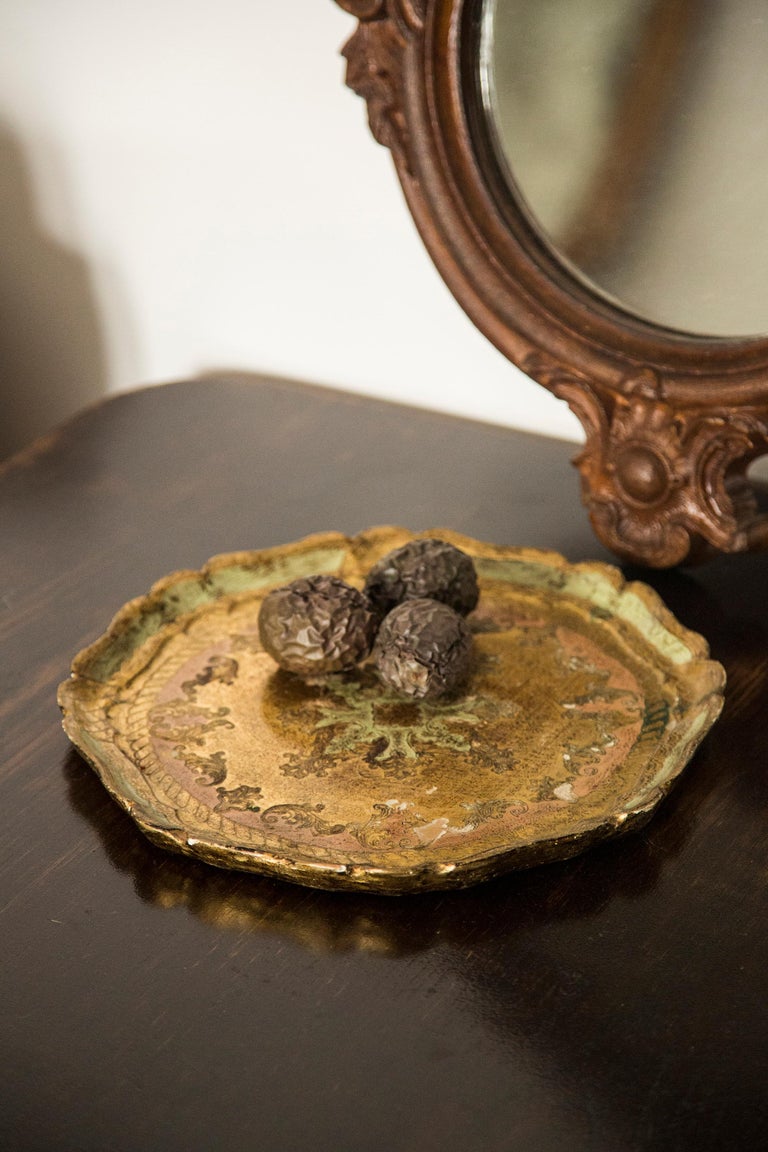 Midcentury Light Green Decorative Wood Plate, Italy, 1960s For Sale at ...