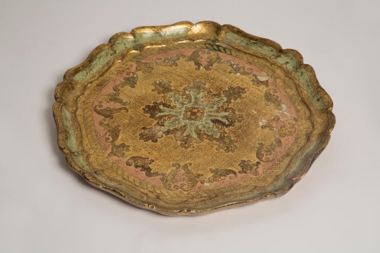 Midcentury Light Green Decorative Wood Plate, Italy, 1960s For Sale at ...