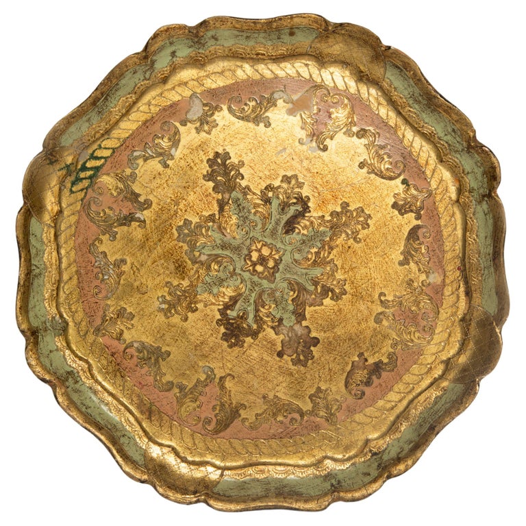 Midcentury Light Green Decorative Wood Plate, Italy, 1960s For Sale at ...