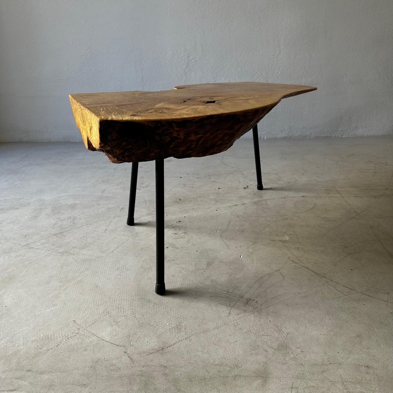 Midcentury Live Edge Tree Trunk Table, Austria, 1965 For Sale at 1stDibs
