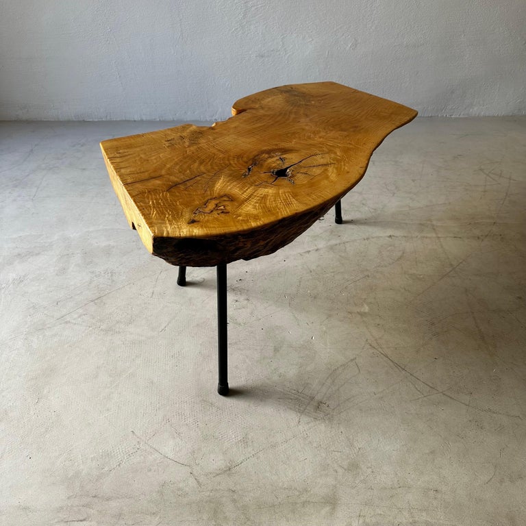 Midcentury Live Edge Tree Trunk Table, Austria, 1965 For Sale at 1stDibs