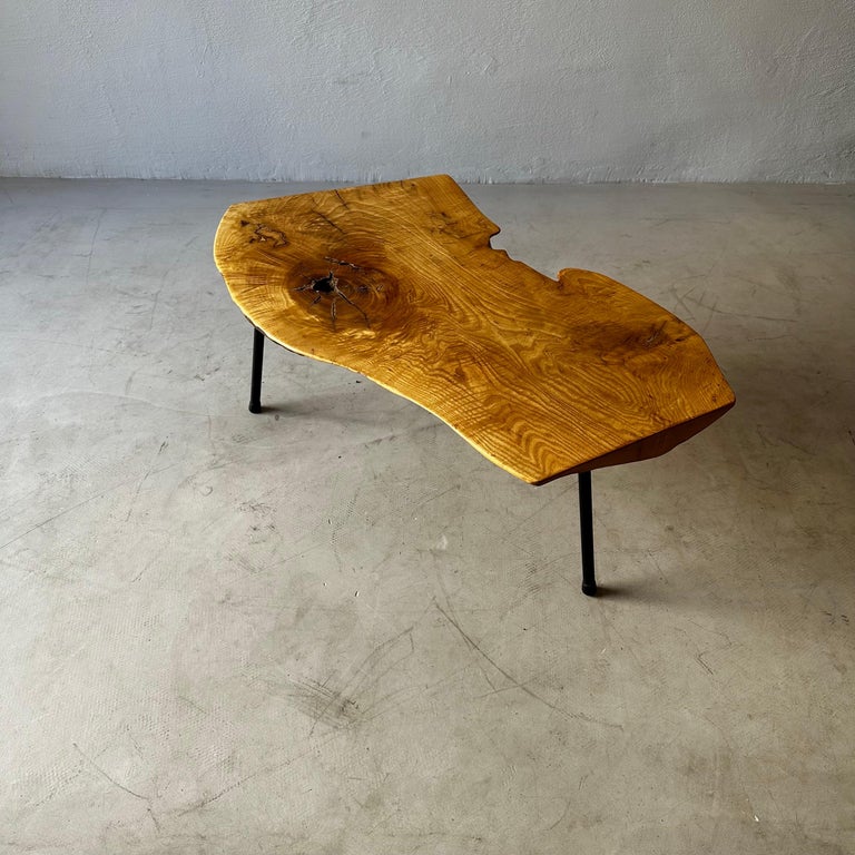 Midcentury Live Edge Tree Trunk Table, Austria, 1965 For Sale at 1stDibs
