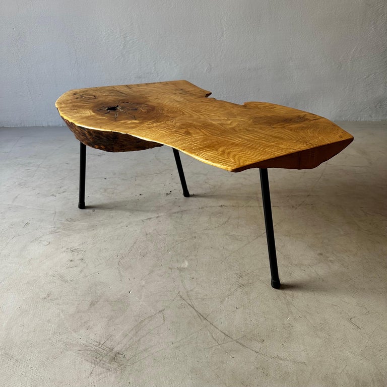 Midcentury Live Edge Tree Trunk Table, Austria, 1965 For Sale at 1stDibs