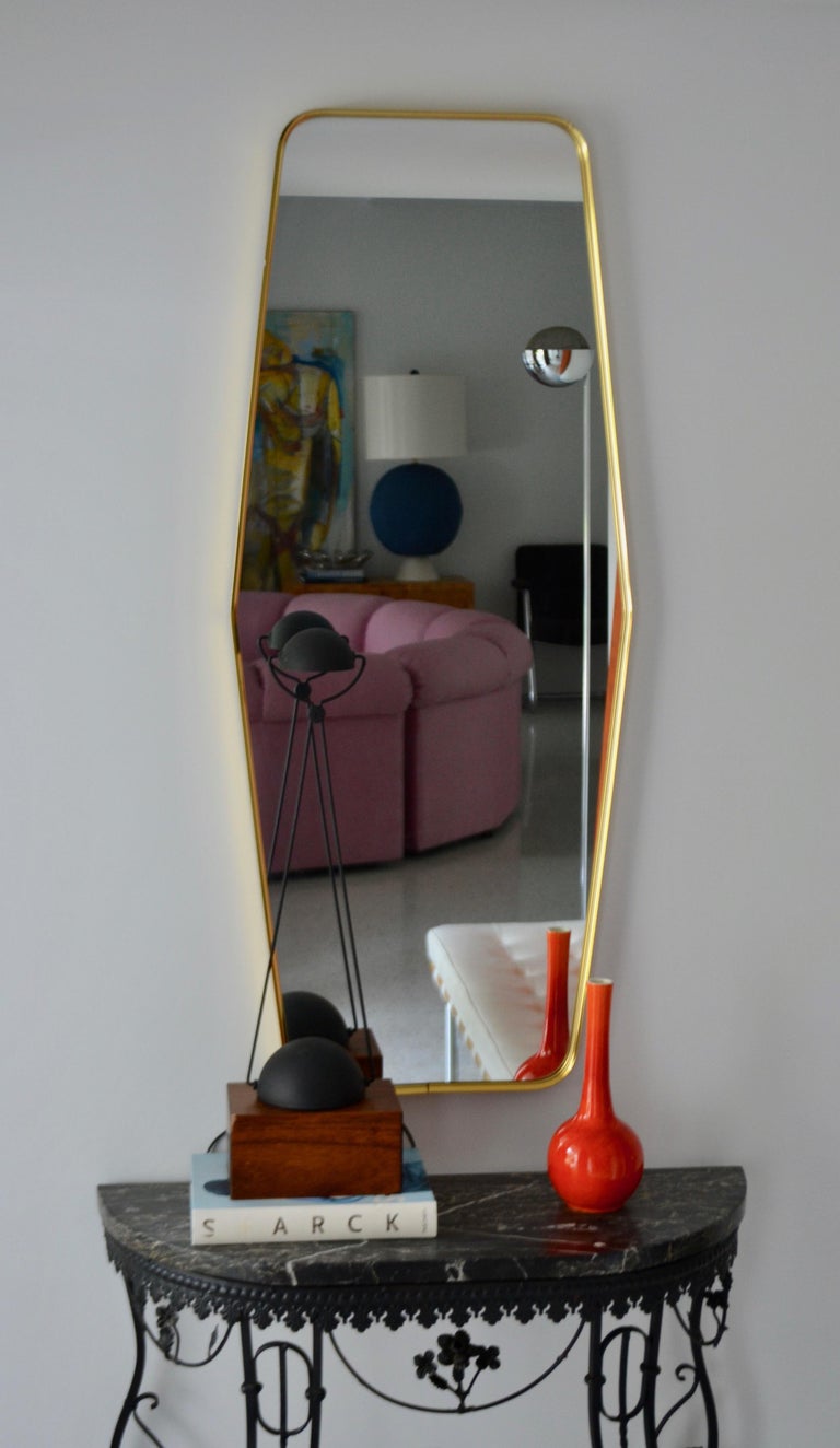 Midcentury Long Neck Ceramic Vase For Sale at 1stDibs