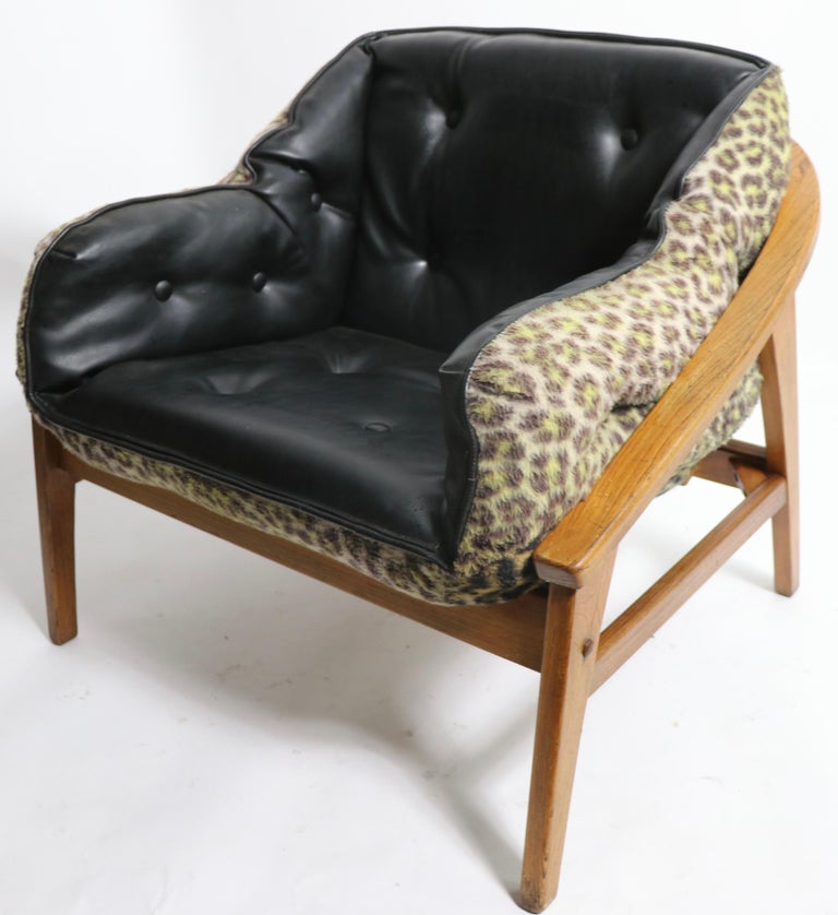 Mid Century Lounge Chair att. to Murphy Miller at 1stDibs