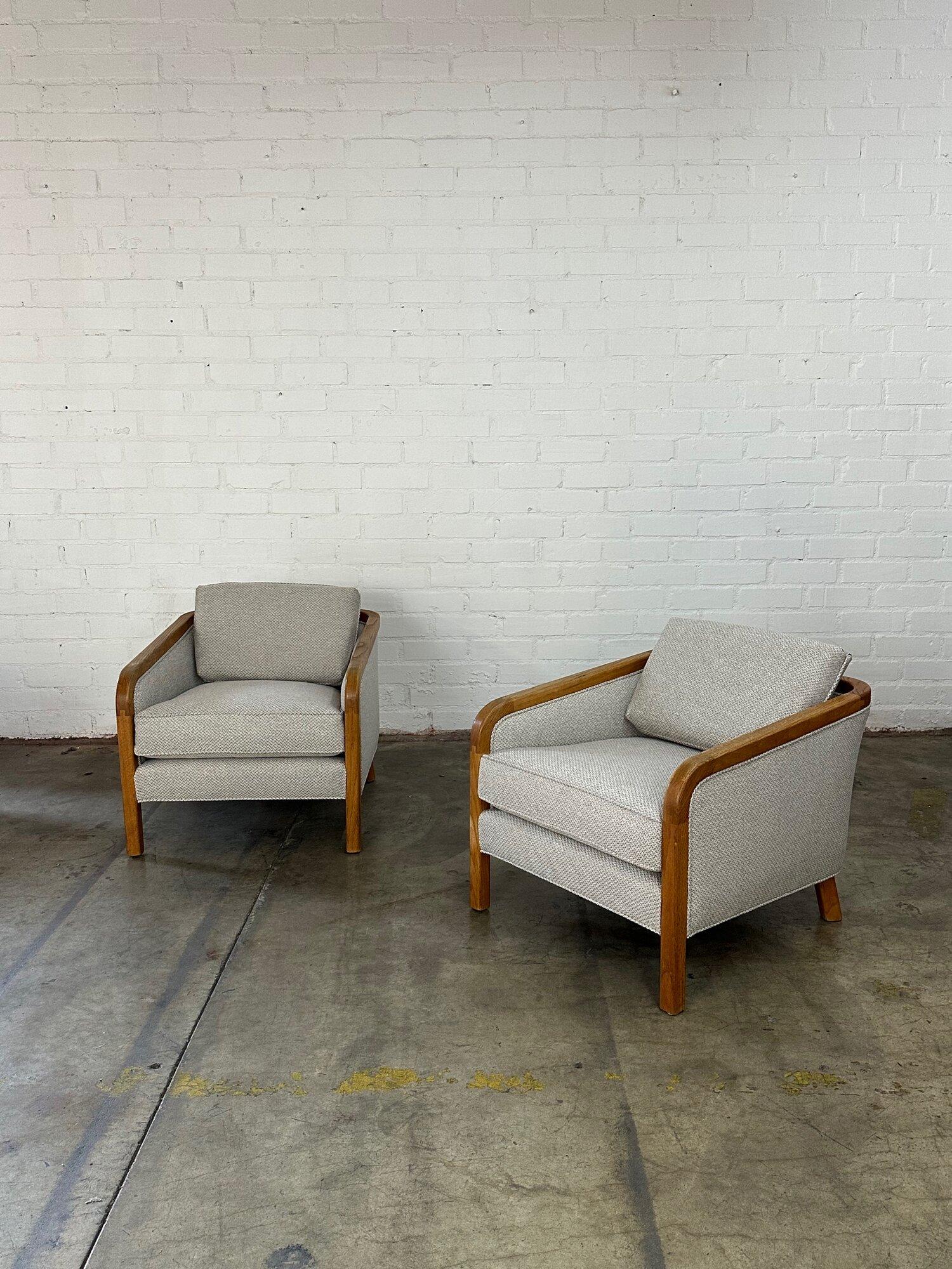 Mid century lounge chairs with exposed joinery -sold separately For ...