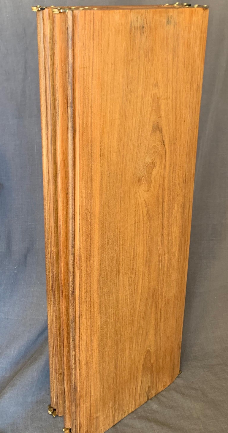 Midcentury Low Wood Screen at 1stDibs