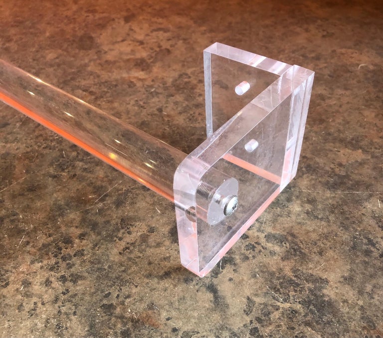 Midcentury Lucite Bathroom Set, Towel Bar, Toilet Paper Holder For Sale ...