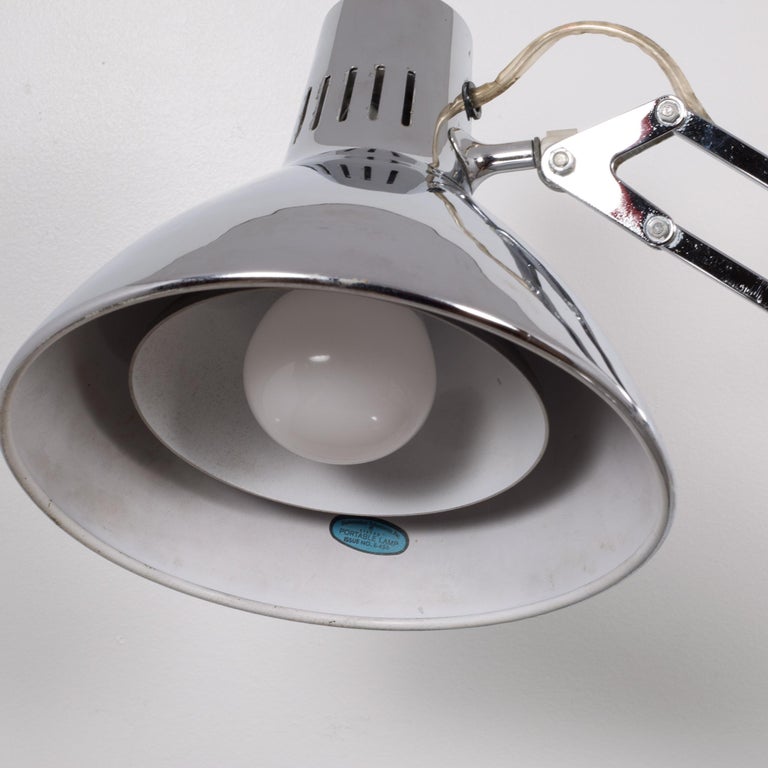 Midcentury Luxo L-1 Articulated Chrome Desk Task Lamp, circa 1960s For ...