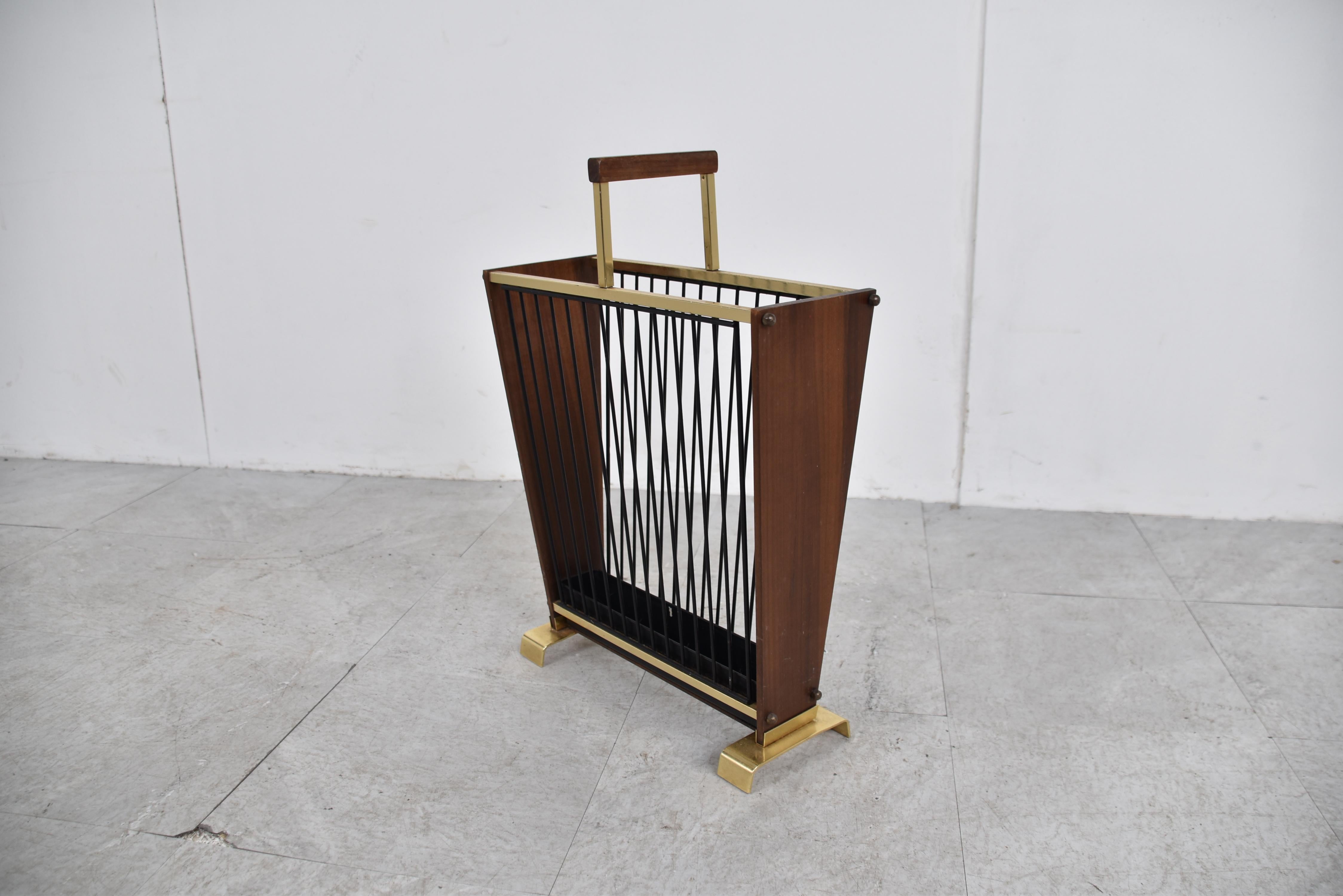 Mid Century Magazine Rack, 1950s For Sale at 1stDibs | midcentury ...