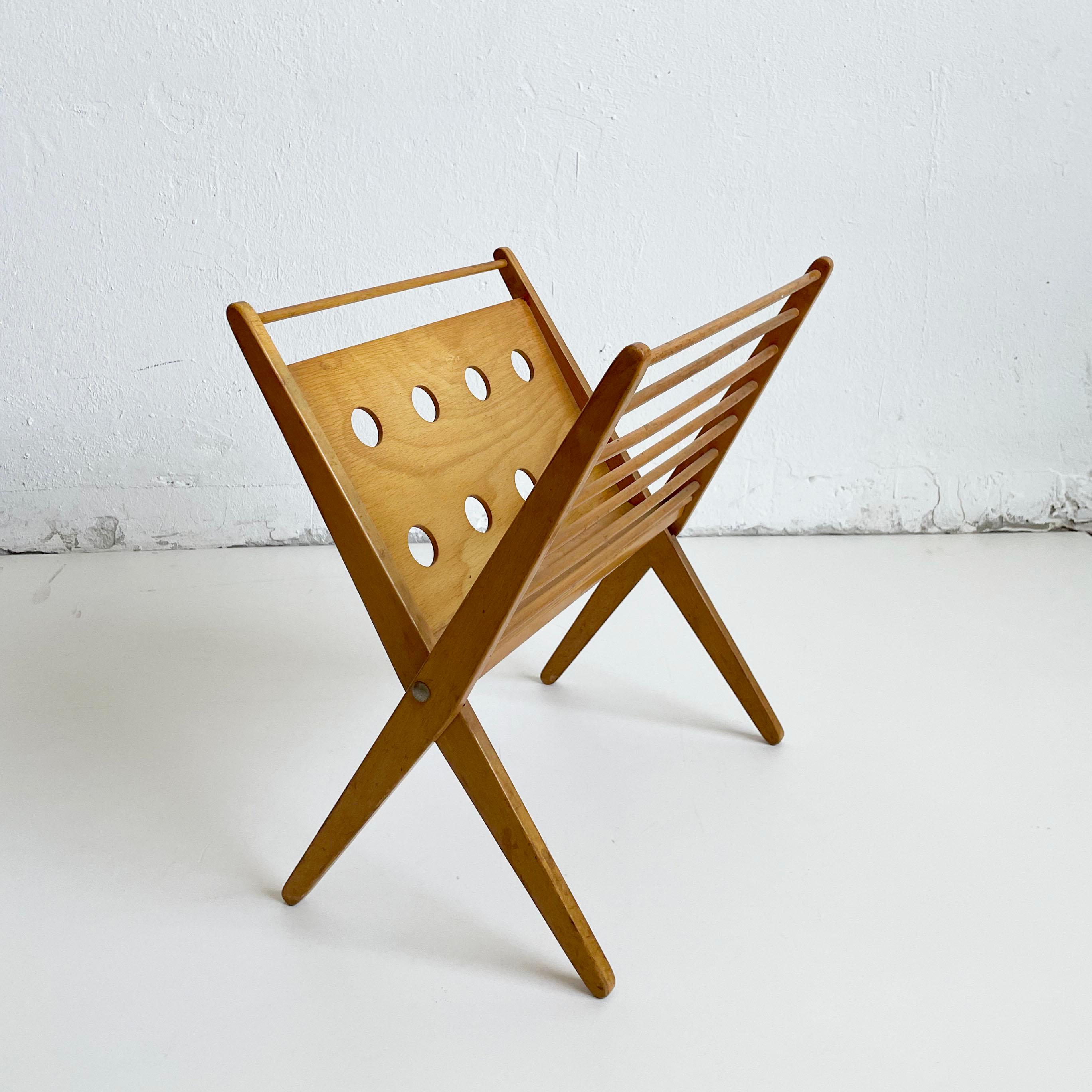 Midcentury Magazine Rack, Rare Model by Niko Kralj for Stol Kamnik ...