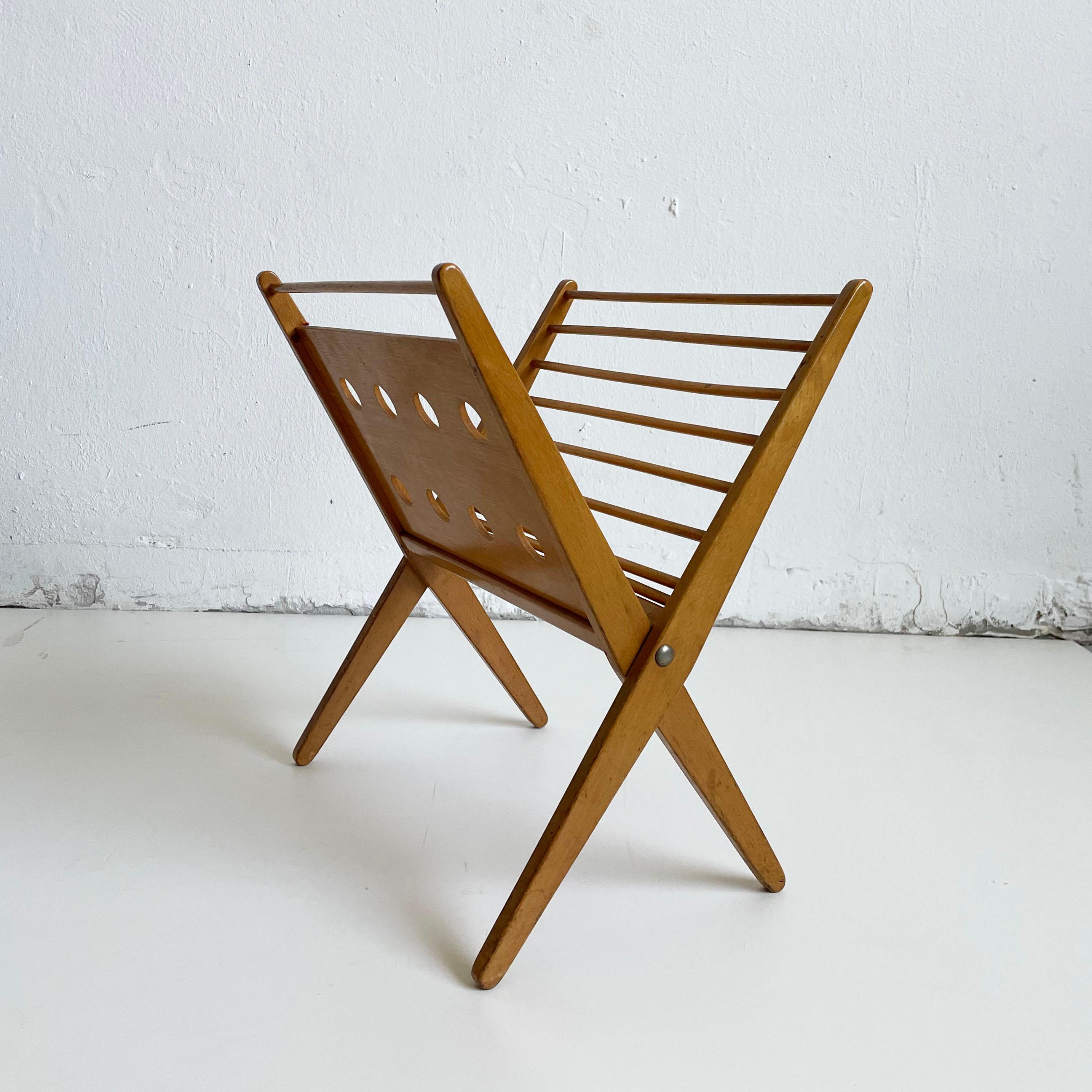 Midcentury Magazine Rack, Rare Model by Niko Kralj for Stol Kamnik ...