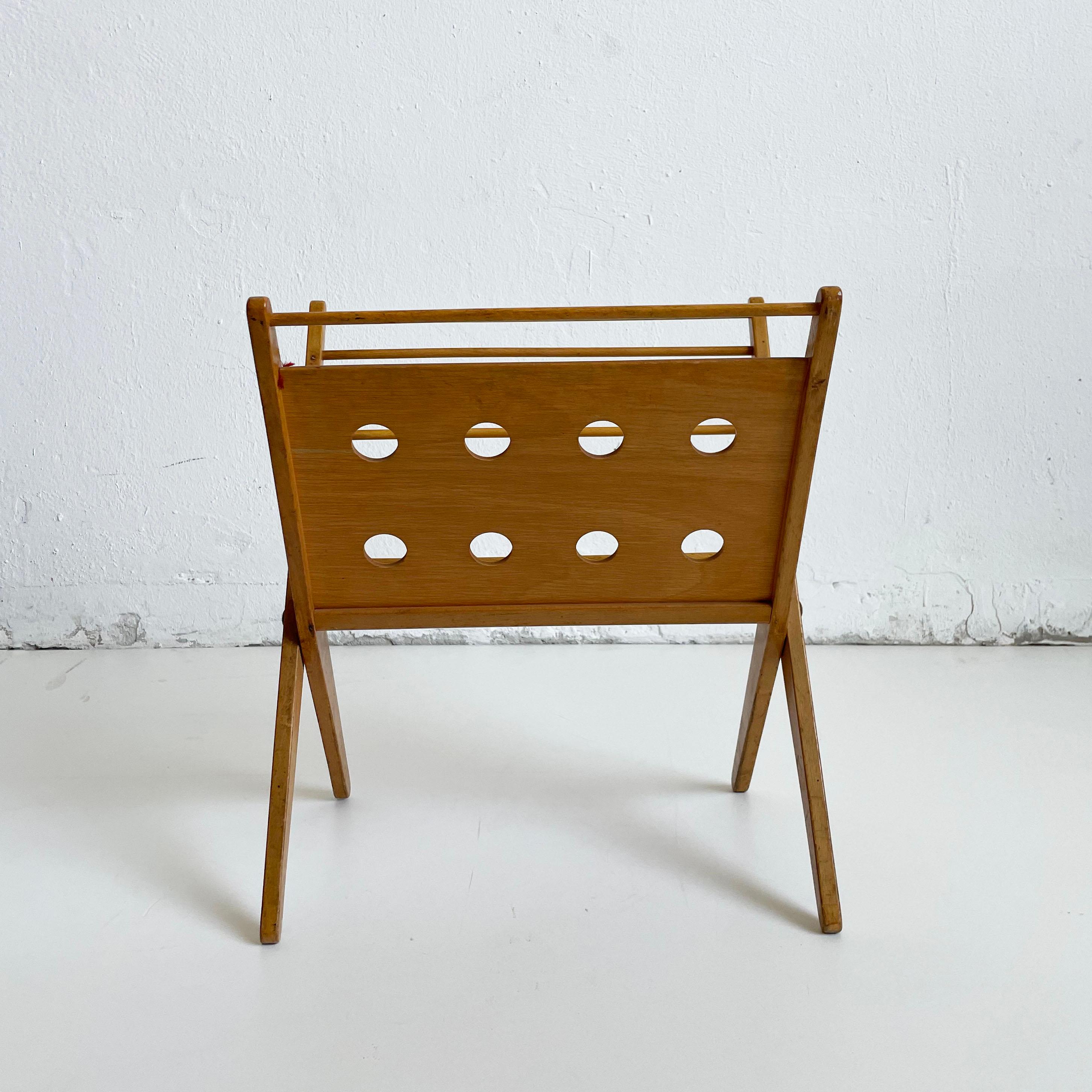 Midcentury Magazine Rack, Rare Model by Niko Kralj for Stol Kamnik ...