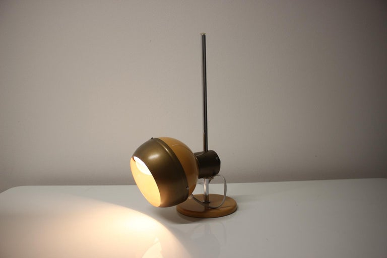 Mid-Century Magnetic Table Lamp Drukov, 1970's For Sale at 1stDibs