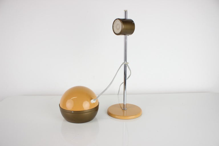 Mid-Century Magnetic Table Lamp Drukov, 1970's For Sale at 1stDibs