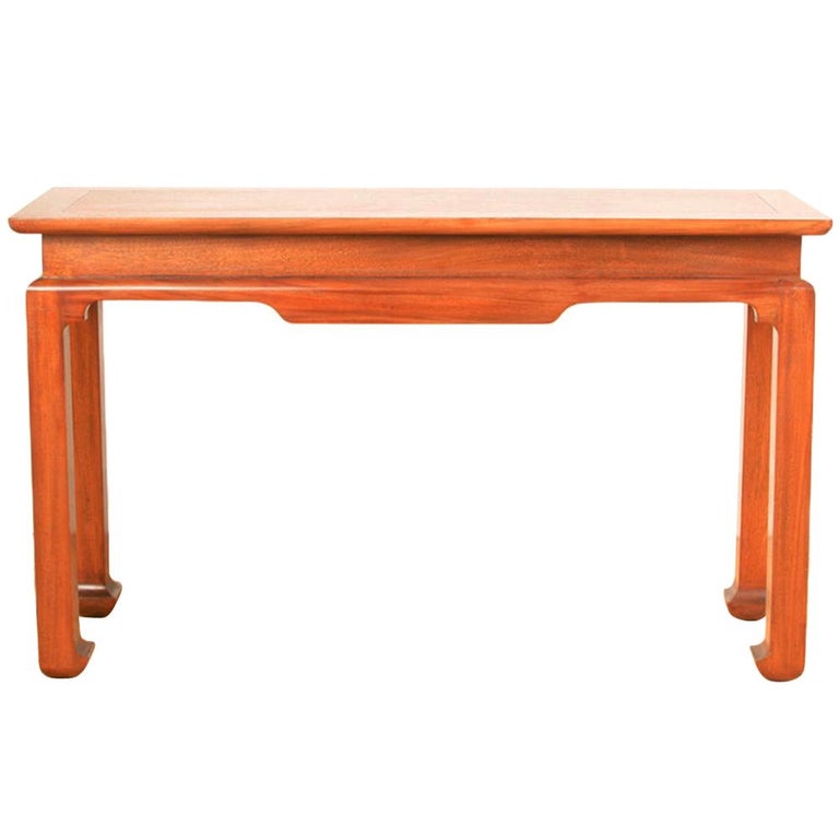 Midcentury Mahogany Console in the Manner of James Mont, circa 1950 ...