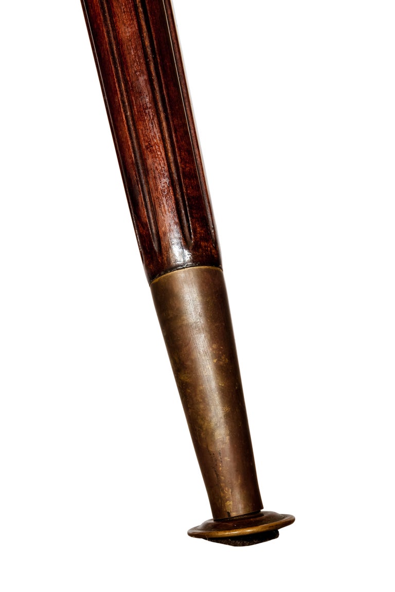 Midcentury Mahogany Extendable Lifting Table, Resopal Glass Plate, Ilse ...