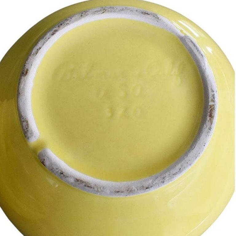 Mid Century Majolica Ceramic Fruit Dishes and Compote with Lid in ...