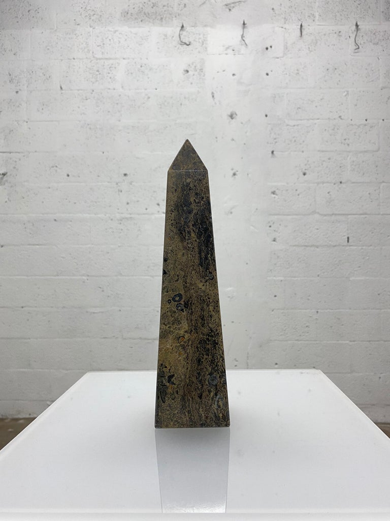 Mid-Century Marble Obelisk For Sale at 1stDibs